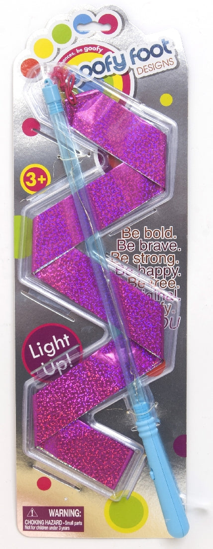 GOOFY FOOT LIGHT-UP TWIRLING RIBBON – Super Toys and Hobbies