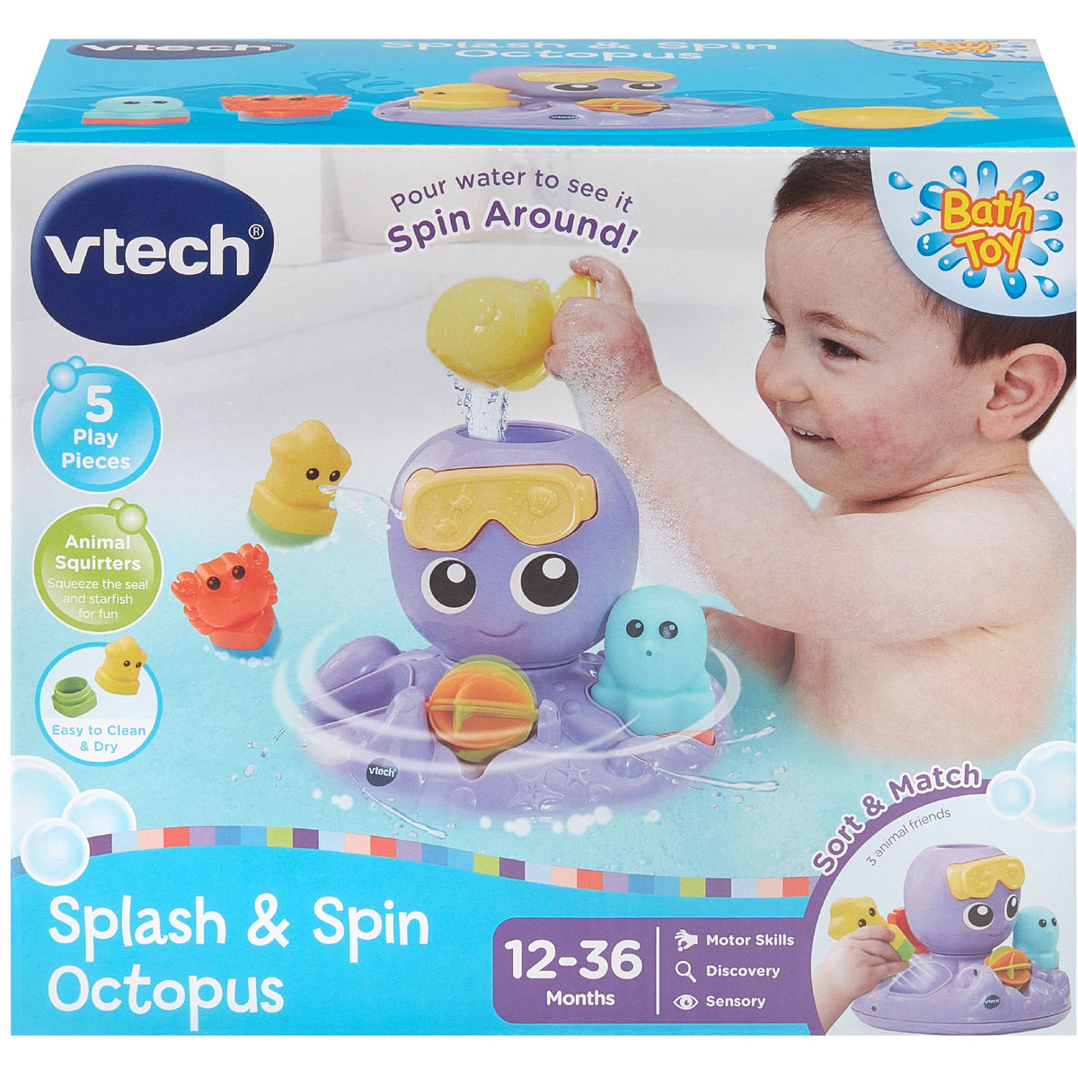 Vtech Splash & Spin Octopus – Super Toys and Hobbies