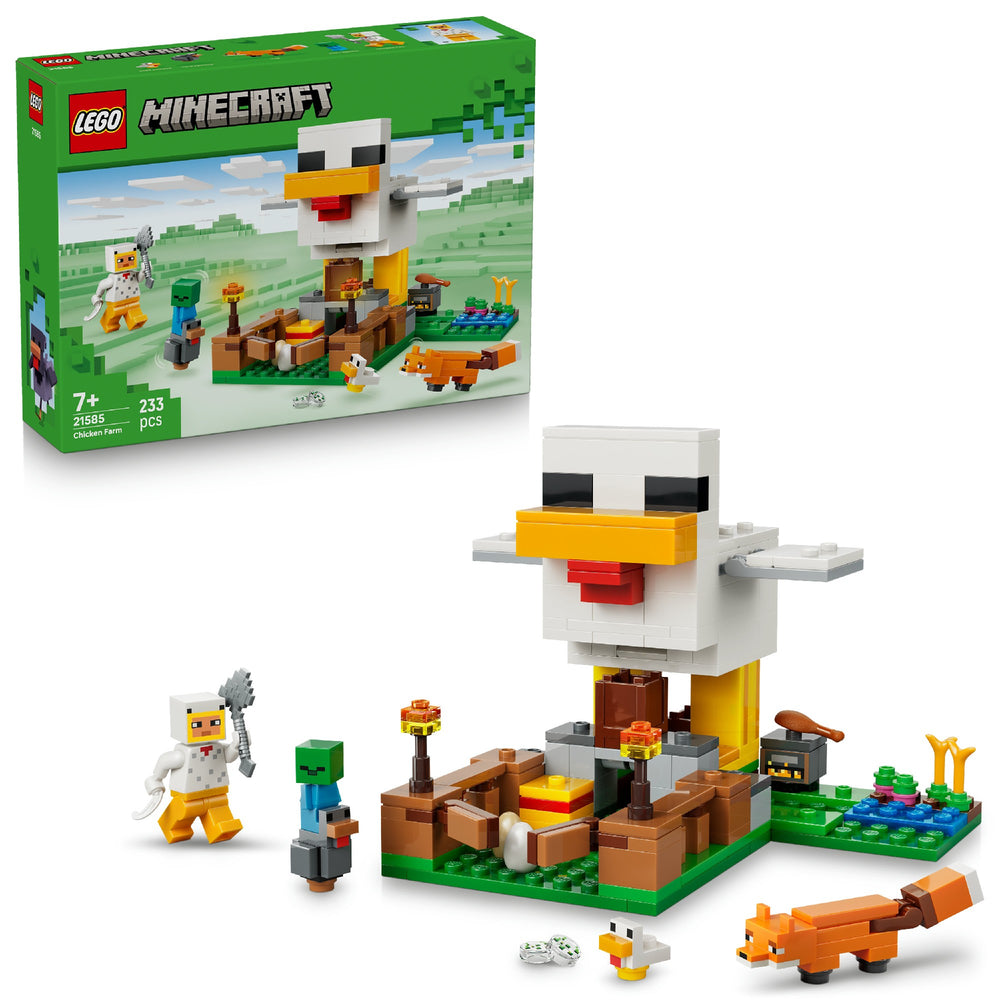 LEGO MINECRAFT CHICKEN FARM 21585 AGE: 7+ – Super Toys and Hobbies