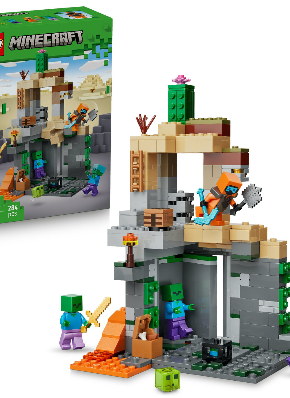 LEGO MINECRAFT ZOMBIE DUNGEON 21587 AGE: 8+ – Super Toys and Hobbies