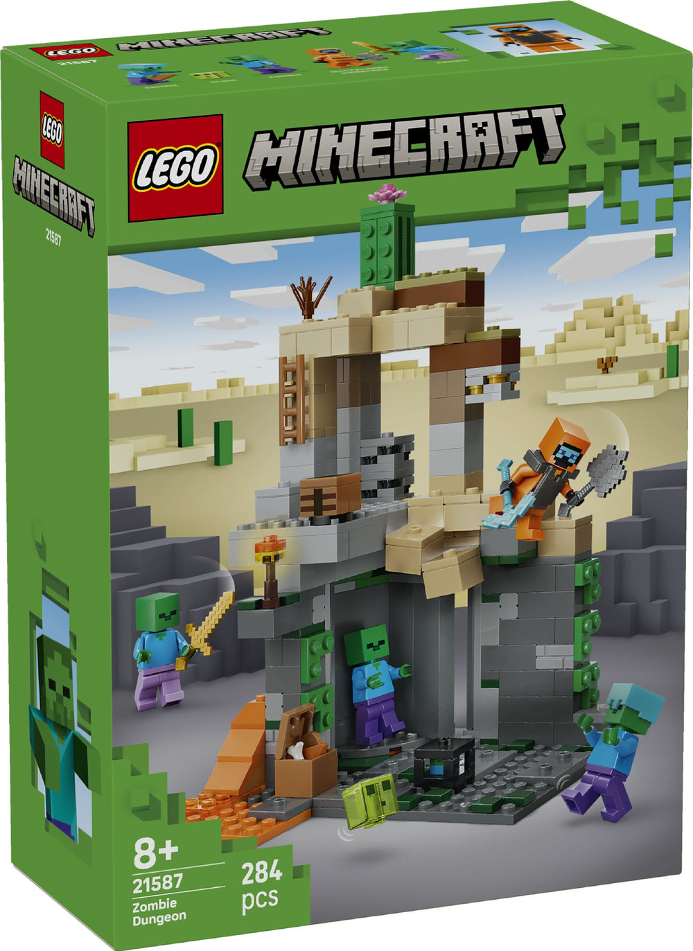 LEGO MINECRAFT ZOMBIE DUNGEON 21587 AGE: 8+ – Super Toys and Hobbies
