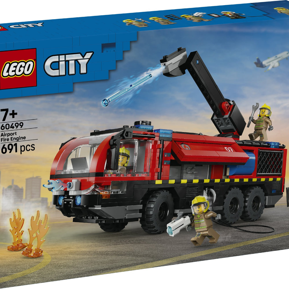 LEGO CITY AIRPORT FIRE TRUCK 60499 AGE: 7+ – Super Toys and Hobbies