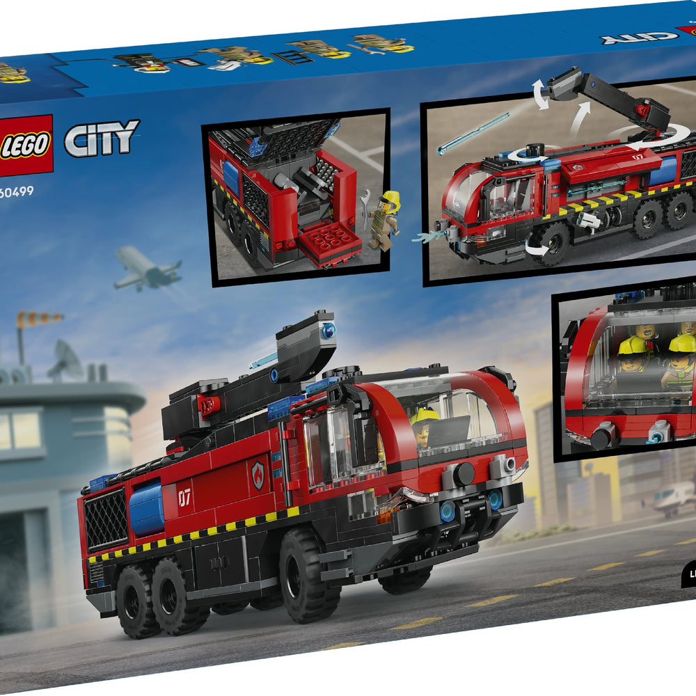 LEGO CITY AIRPORT FIRE TRUCK 60499 AGE: 7+ – Super Toys and Hobbies