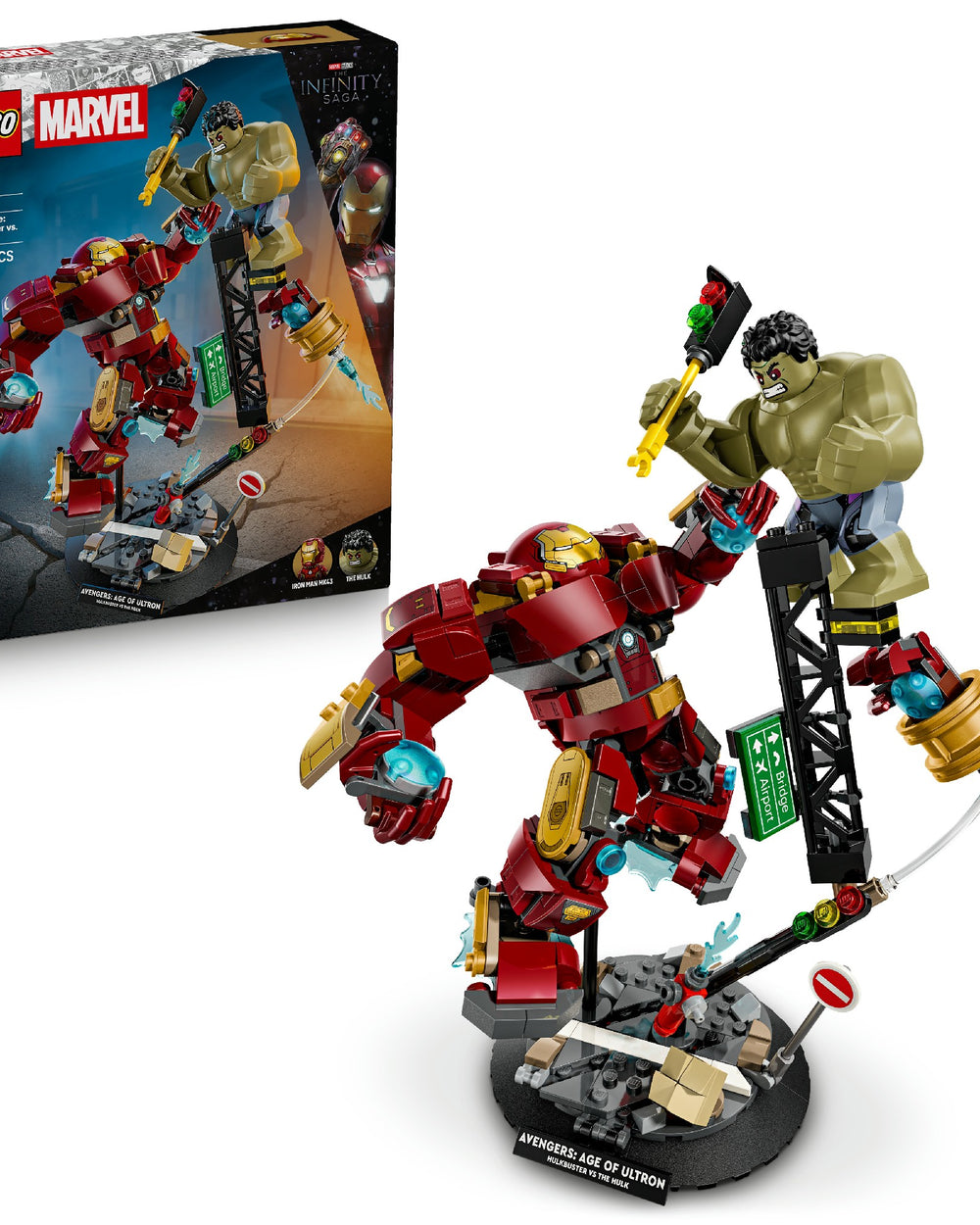 LEGO SUPER HEROES MARVEL EPIC BATTLE HULKBUSTER VS THE HULK 76343 AGE ...