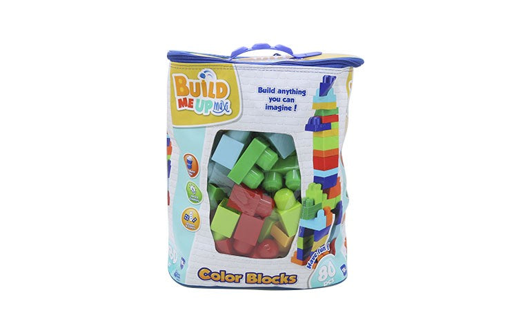 Build Me Up Maxi Blocks 80 Pcs Blue – Super Toys and Hobbies